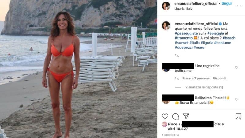 Emanuela Folliero in bikini stupisce i fan: fisico da ragazzina