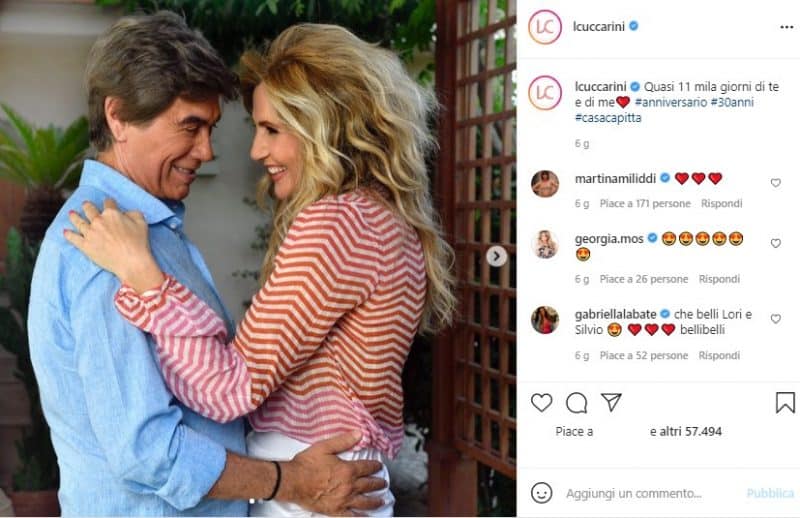 Lorella Cuccarini e i 30 anni di matrimonio con Silvio Testi: quel film ...